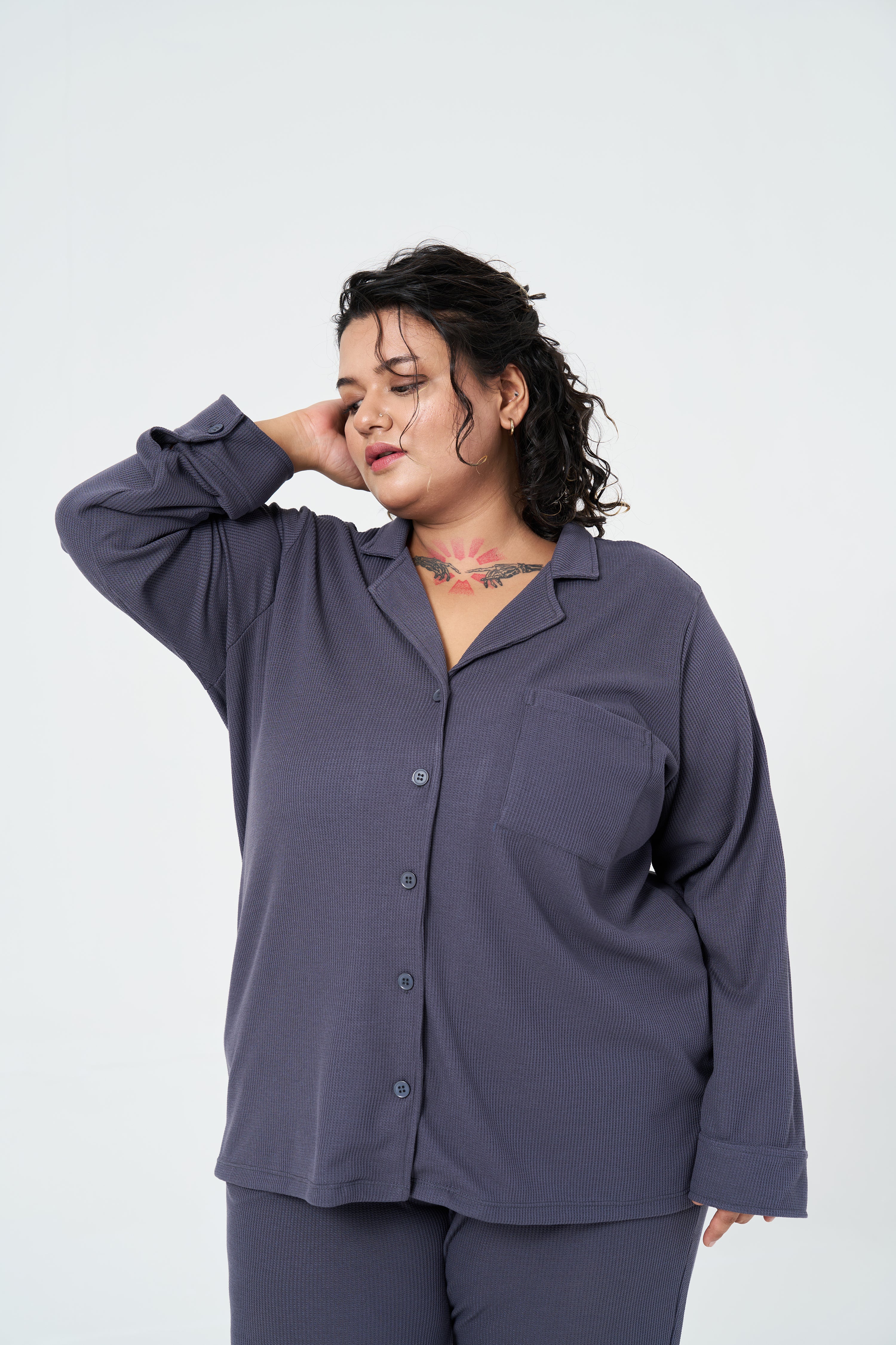 Me Time Long Shirt: Grey – Spirit Animal