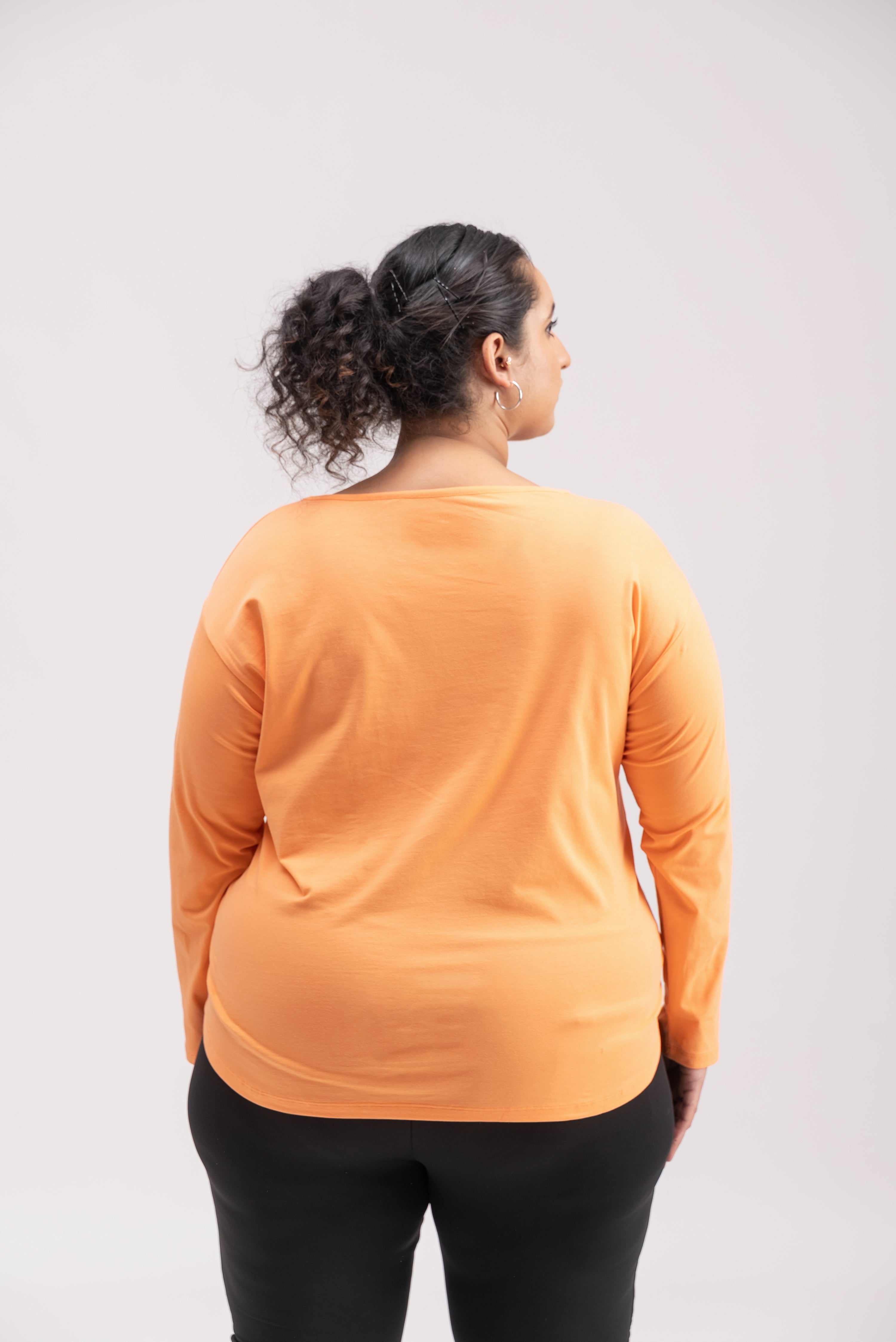 Week-Long Sleeve Top: Tangerine – Spirit Animal